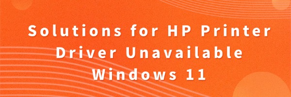 Solutions for HP Printer Driver Unavailable Windows 11 | Driver Talent